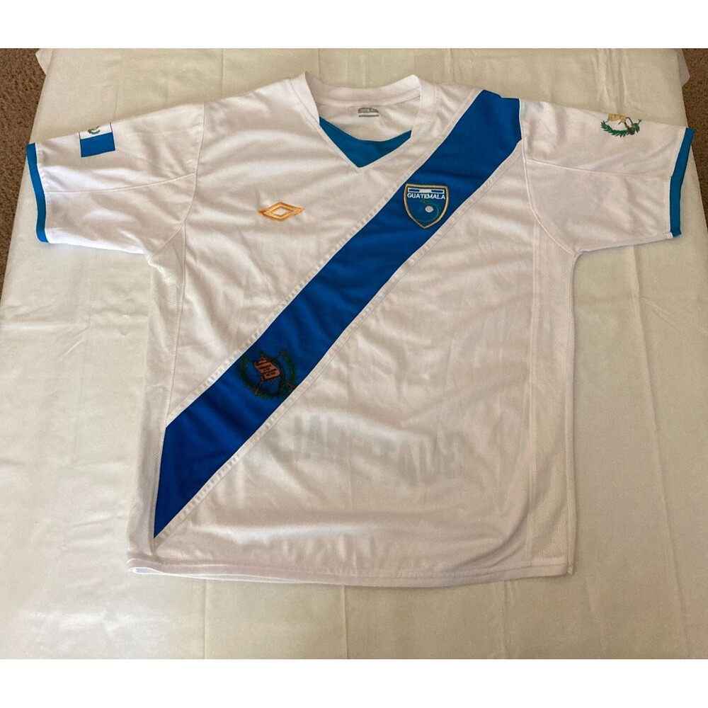 Vintage Umbro Guatemala Futbol Soccer Jersey Shirt Me… - Gem